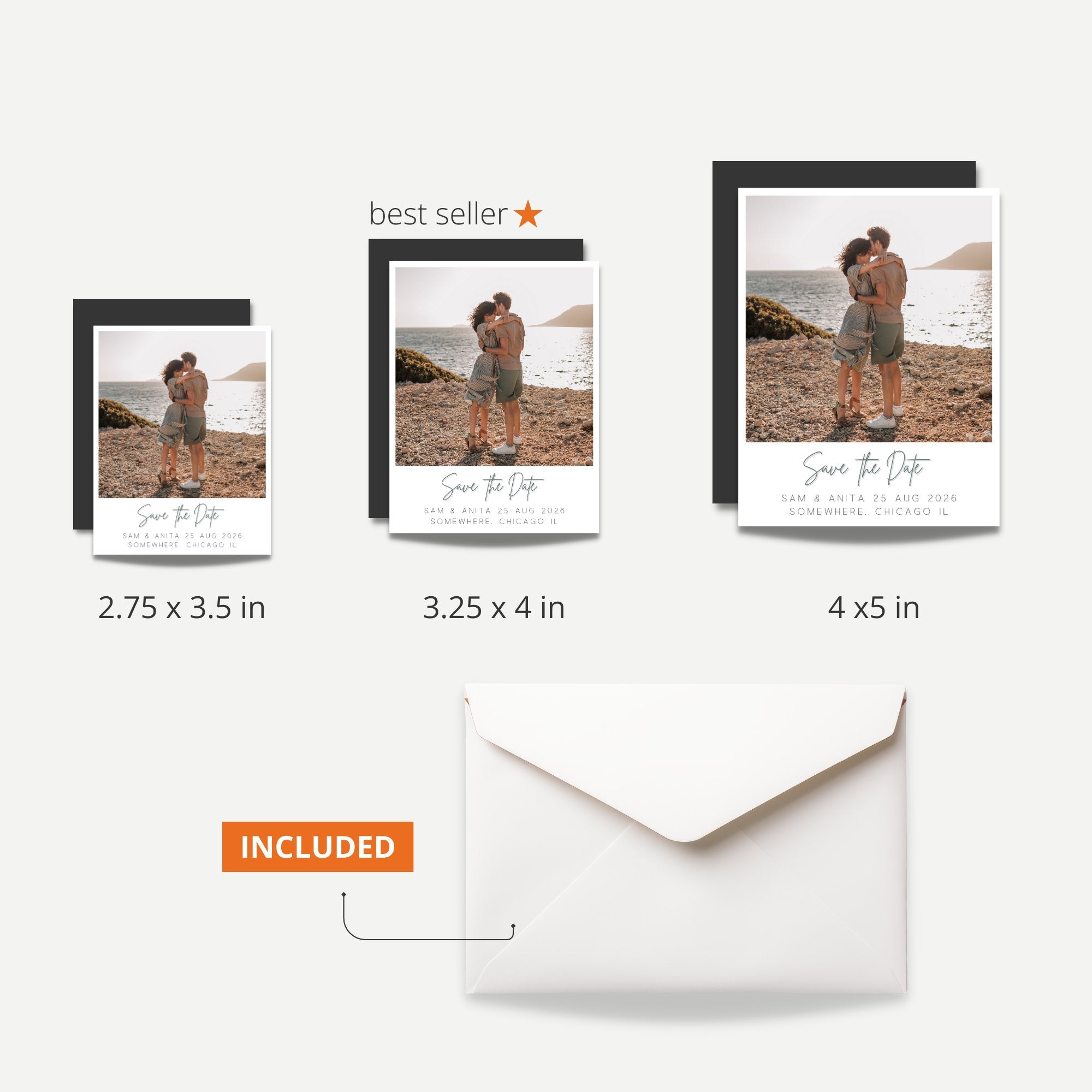 Personalized Custom Save The Date Magnets - Snap Magnets